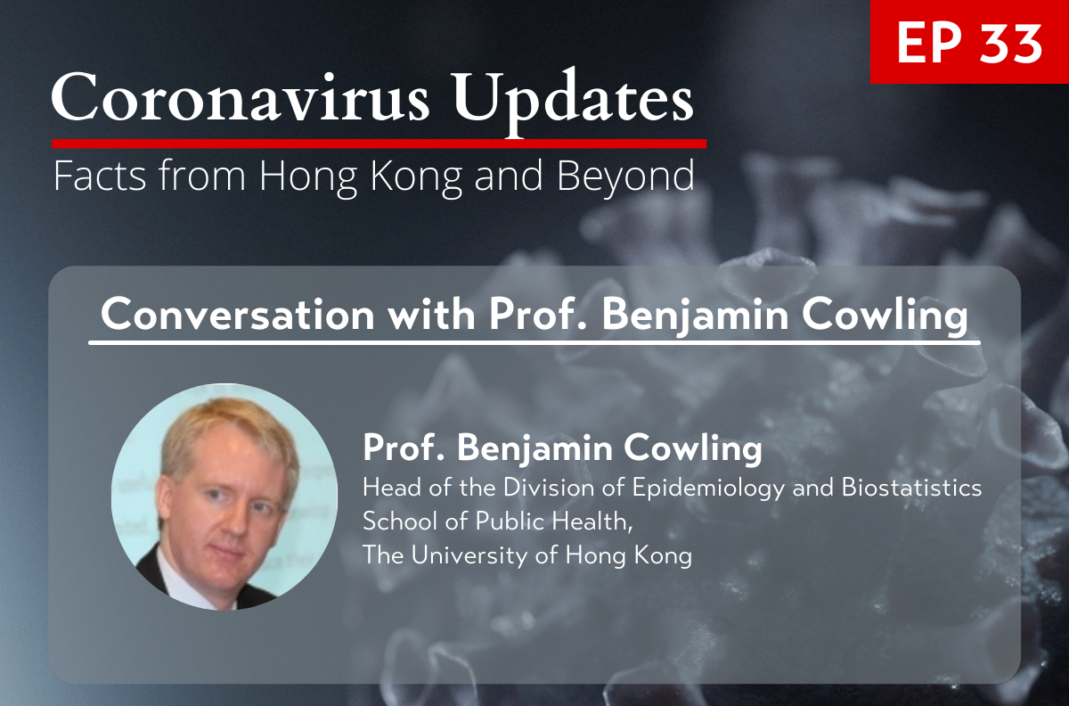 InnoHK@HKU / News / Online conversation with Professor Benjamin Cowling ...